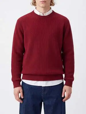 BRAMANI CASHMERE Crewneck Jumper In Pure Cashmere With Long Sleeves - Red