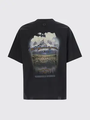 WOOYOUNGMI Relaxed Fit Cotton T-shirt With Graphic Print And Logo