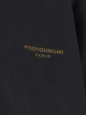 WOOYOUNGMI Relaxed Fit Cotton T-shirt With Graphic Print And Logo
