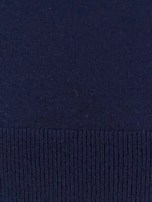 BRAMANI CASHMERE Crewneck Jumper In Pure Wool With Long Sleeves - Blue