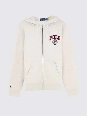 Polo Ralph Lauren Zip-up Cotton-blend Hoodie With Kangaroo Pocket