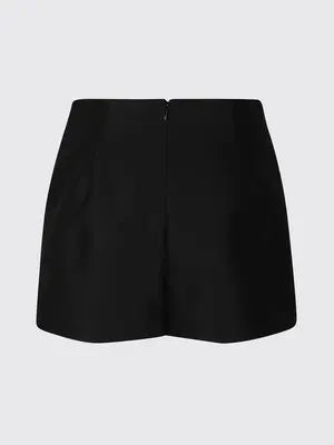 Balenciaga Mid-rise Wool And Silk-blend Wrap Shorts
