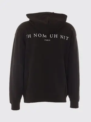 IH NOM UH NIT Graphic Print Cotton Hoodie With Kangaroo Pocket