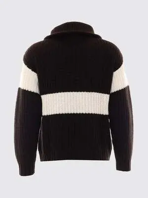 LISA YANG 100% Cashmere Half-zip High Neck Jumper - Brown