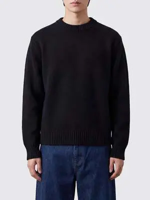 LISA YANG 100% Cashmere Crewneck Jumper With Dropped Shoulders - Black