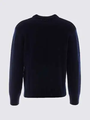 LISA YANG 100% Cashmere Crewneck Jumper With Dropped Shoulders - Blue