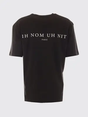 IH NOM UH NIT Contrast Graphic Print Cotton Crewneck T-shirt