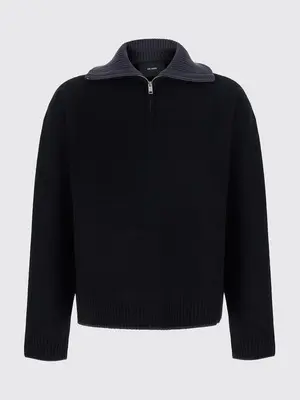 Axel Arigato High-neck Jumper In Alpaca And Wool Blend With Half-zip
