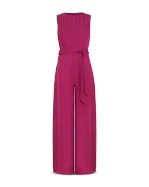 PHASE EIGHT Janine Satin Wide Leg Jumpsuit