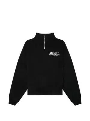 HELLSTAR Tattoo Logo Quarter-zip Sweatshirt - Black