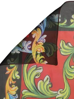 Dolce & Gabbana Carretto-print Square Scarf