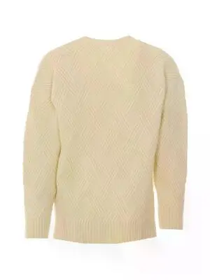 LANVIN Cloud V-neck Cardigan - Neutrals