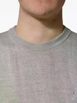Dolce & Gabbana Logo-embroidered Crew-neck Sweater