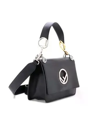Fendi Kan I F Leather Medium Shoulder Bag