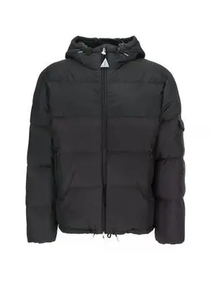 Moncler Himalaya Hooded Short Down Jacket - Black