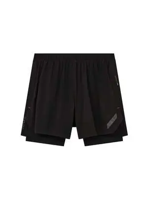 SOAR Dual Run Mini Shorts For - Nero