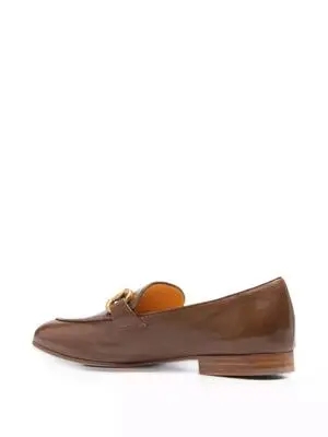 MARA BINI Horsebit Leather Loafers