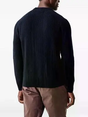 MC2 SAINT BARTH Ribbed-knit Raglan-sleeve Sweater