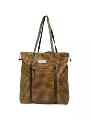 Gramicci Utility Check Tote Bag - Brown