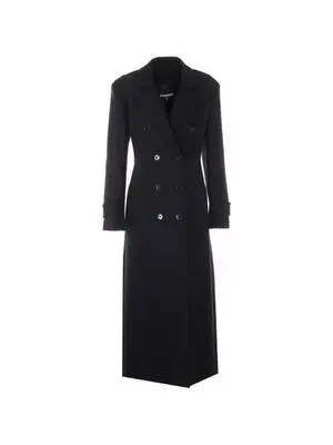 Patrizia Pepe Double-breasted Peaked-lapel Coat