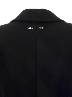 Patrizia Pepe Double-breasted Peaked-lapel Coat