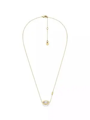 Michael Kors Zirconia-pendant Necklace - Gold