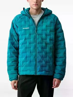 MAMMUT Quilted Hooded Jacket - Blue