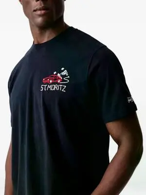 MC2 SAINT BARTH Arnott Warm Organic Cotton T-shirt - Blue