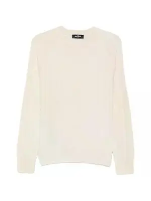 GRAN SASSO Ribbed Raglan-sleeve Sweater - White