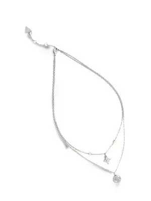 Guess Crystal-embellished Layered Necklace