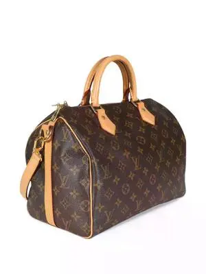 LOUIS VUITTON 2018 Speedy Bandouliere 30 Monogram Canvas Tote Bag