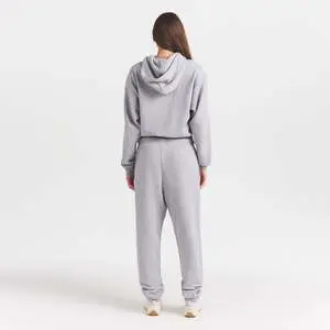 SKIMS Logo Jogger Pants | Grey | | Cotton Fleece