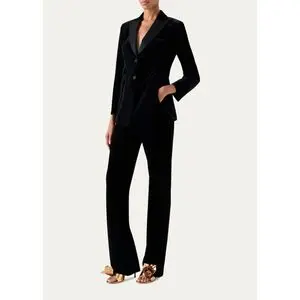 Akris Percival Velvet Jersey Jacket