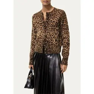 Burberry Sienna Wool-cashmere Crewneck Cardigan