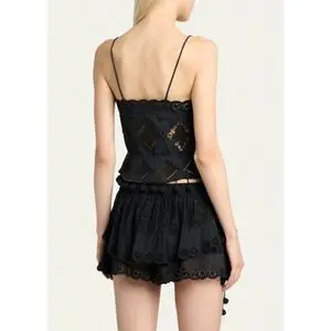 Isabel Marant Étoile Nelssy Broderie Anglaise Sleeveless Top