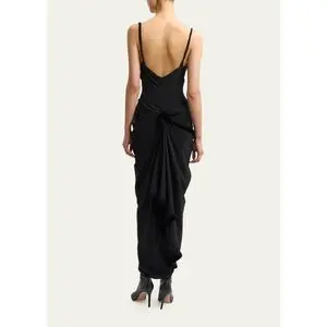 16Arlington Wye Plunge Midi Dress