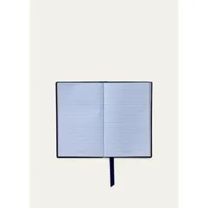 Smythson The Boss" Wafer Panama Leather Notebook