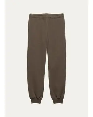Prada Relaxed Cotton Sweatpants - Green