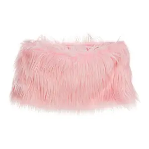 COME ON Faux Fur Mini Skirt