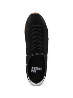 Moschino Quilted Lace-up Sneakers