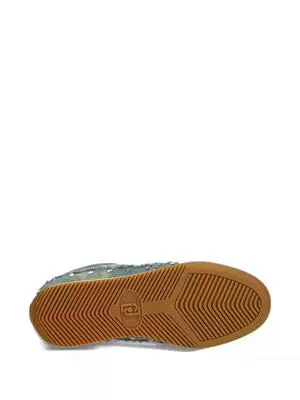 Liu Jo Lewis 04 Stud-embellished Frayed-edge Sneakers