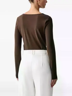 Guess Logo-embellished Cut-out Bodysuit