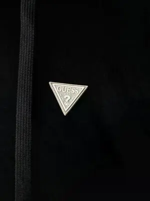Guess Logo-plaque Zip-up Hoodie