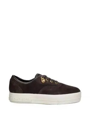 Michael Kors Lindsey Platform Sneakers In Perforated Suede