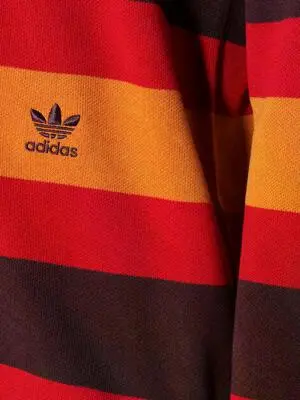 WALES BONNER X Adidas Striped Polo-collar Sweater
