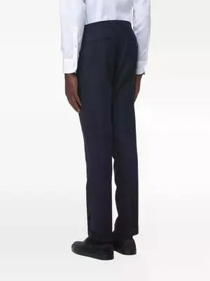 FAY Pressed-crease Virgin Wool Trousers