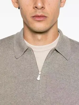 GRAN SASSO Quarter-zip Polo-collar Sweater