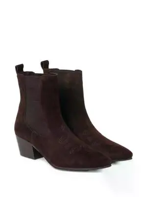 TWINSET Western-style Elasticated-panel Chelsea Boots
