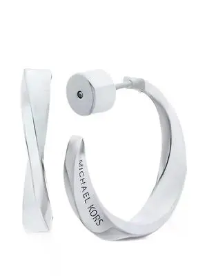 Michael Kors Twist Hoop Earrings