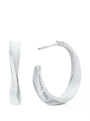 Michael Kors Twist Hoop Earrings